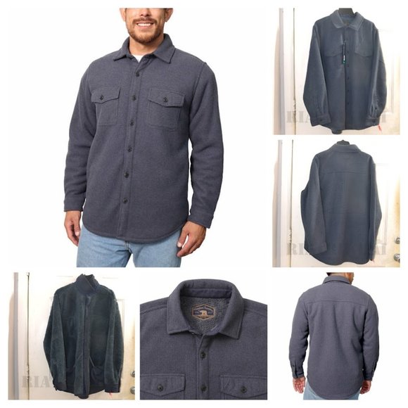 Freedom Foundry | Jackets & Coats | Mens Fleece Shirt Jacket Freedom ...